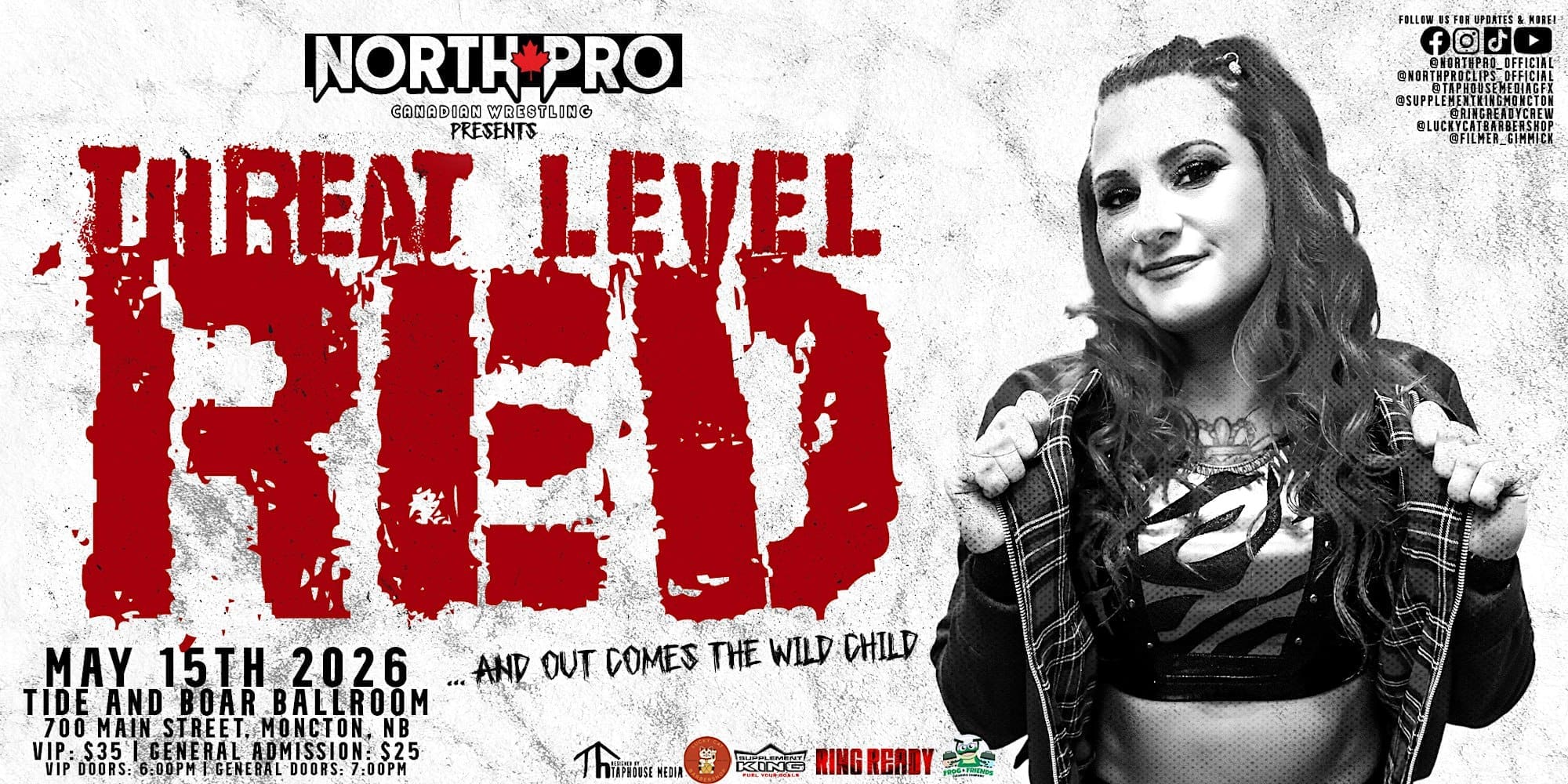 NORTH PRO presents THREAT LEVEL RED | Events in Halifax and HRM